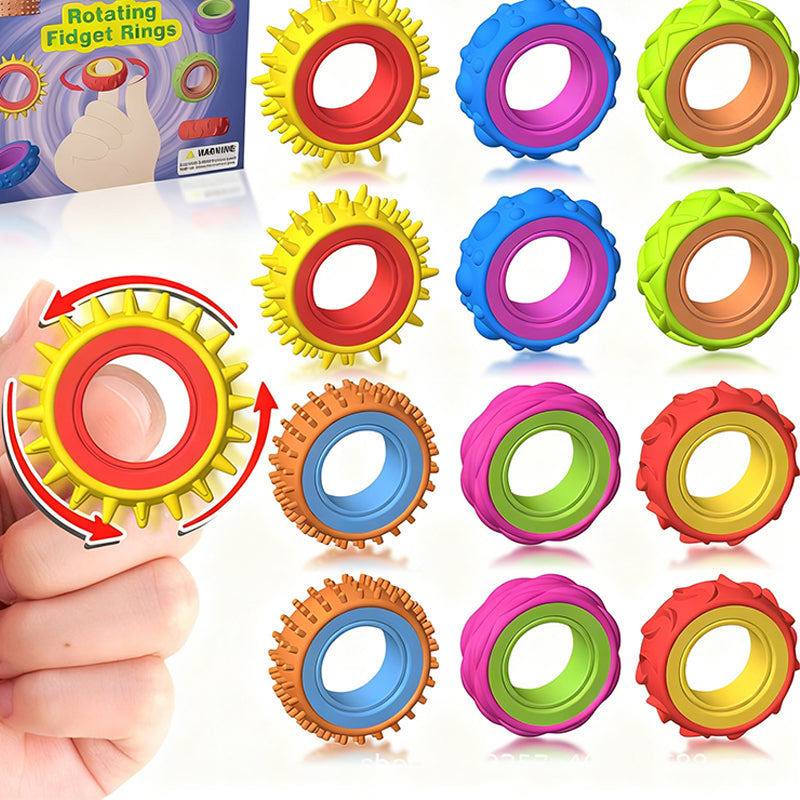 Rotating Sensory Fidget Rings – funniss